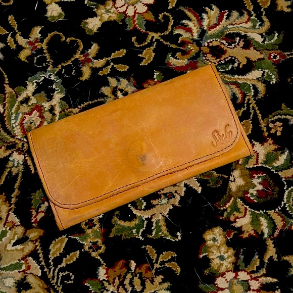 Sseko | Bags | Sseko Caramel Leather Wallet | Poshmark